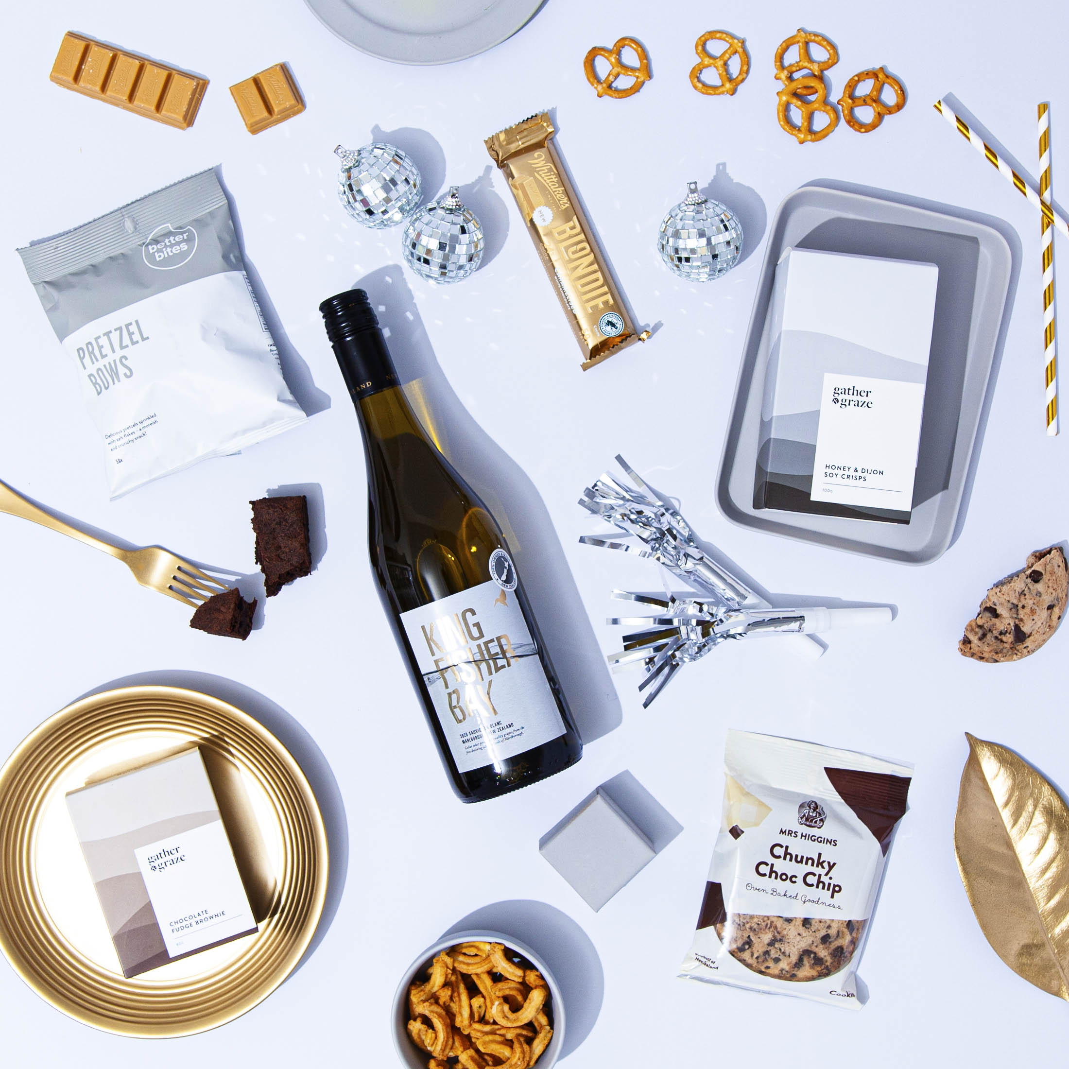 First Class, Sauvignon Blanc Wine Gift Basket, White Gift Box | Little ...